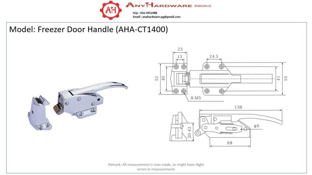 Freezer Door Handle – Any Hardware